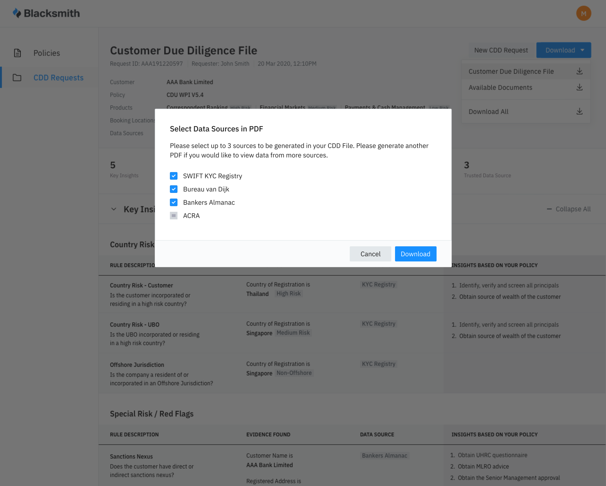 Product Module DataHub - Blacksmith